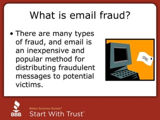 Introduction to Email Fraud | PPT