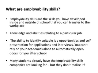 Introduction to-employability-skills | PPTX