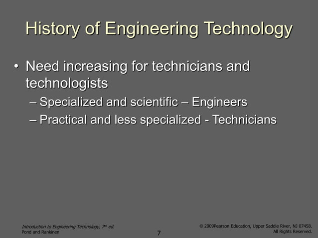 Introduction-To-Engineering-Technology.ppt | Mechanical and Industrial ...