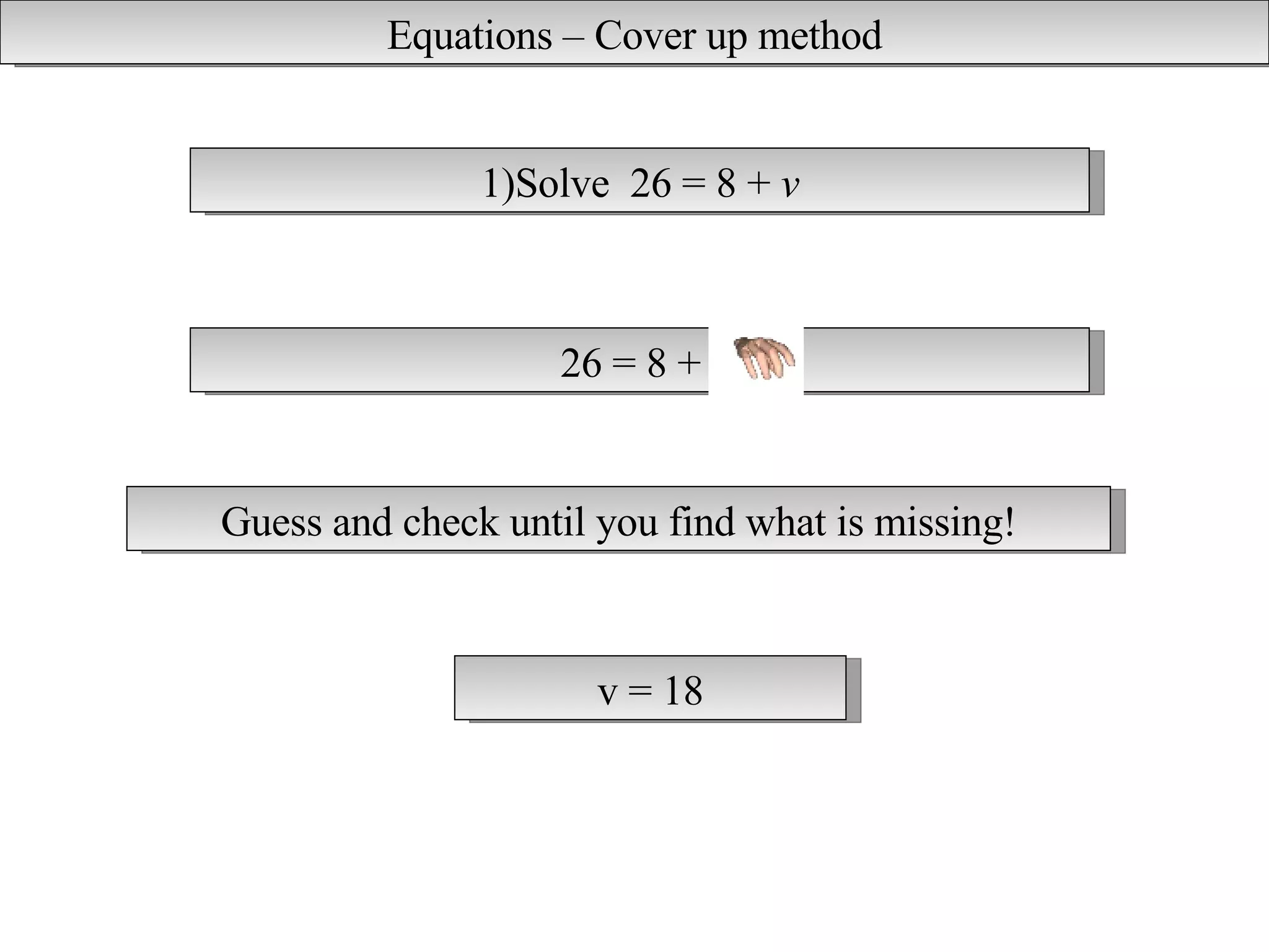Introduction To Equations | PPT