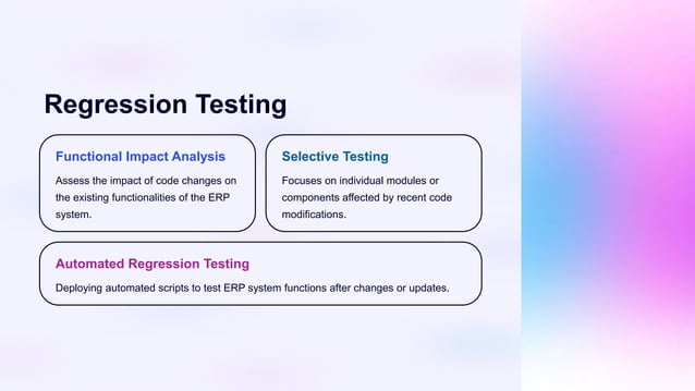 Types of ERP Testing & Its Different Phases | PPTX