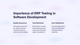 Types of ERP Testing & Its Different Phases | PPT