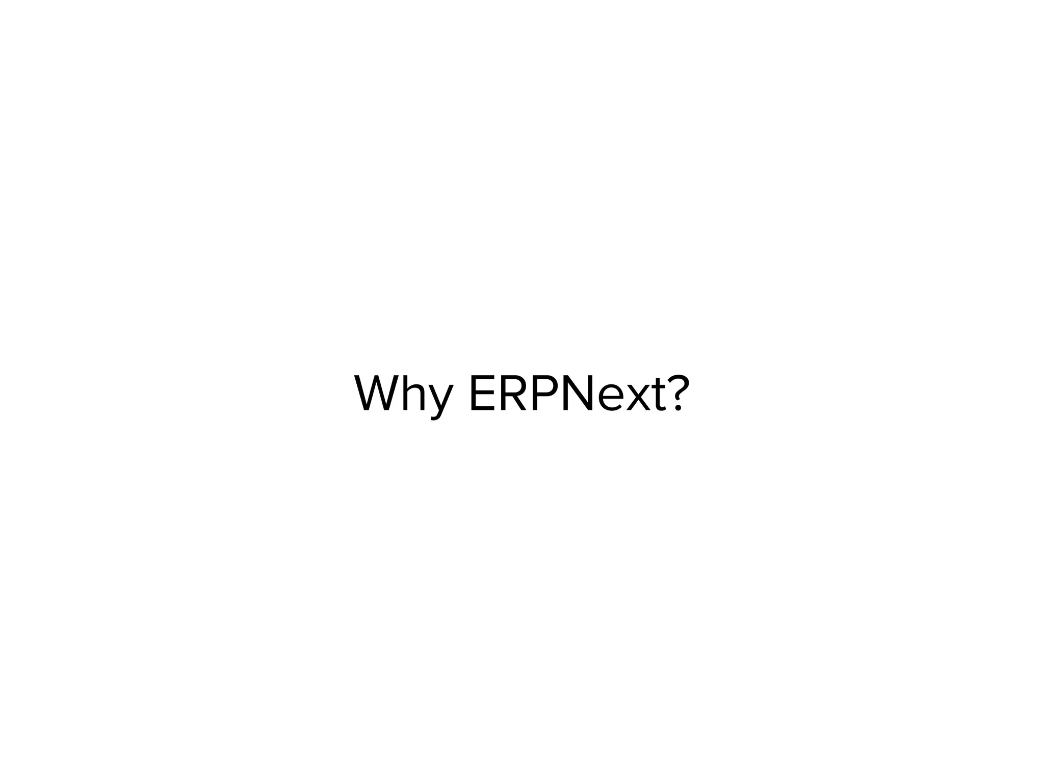 Introduction to-erp next | PDF