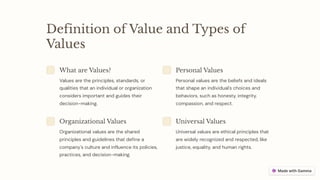 A ppt for MBA professional to get the knowledge about Ethics | PDF
