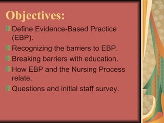 Introduction to Evidence-Based Practice | PPT