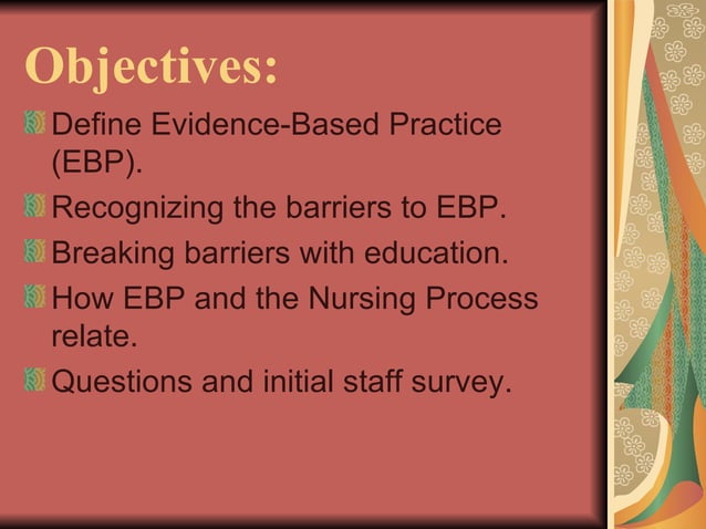 Introduction to Evidence-Based Practice | PPT