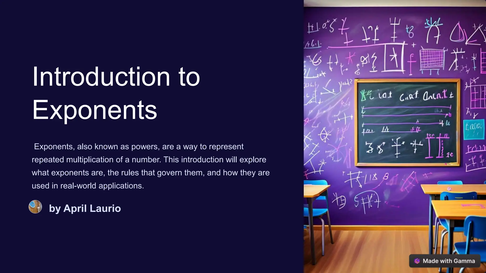 Introduction-to-Exponents powerpoint presentation | PPTX | Physics ...