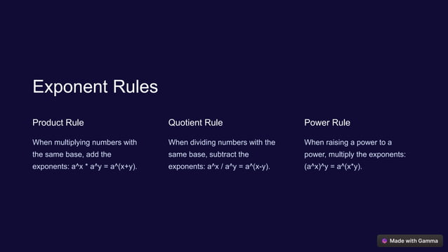 Introduction-to-Exponents powerpoint presentation | PPTX | Physics ...