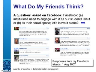 Introduction To Facebook: Opportunities and Challenges For The ...