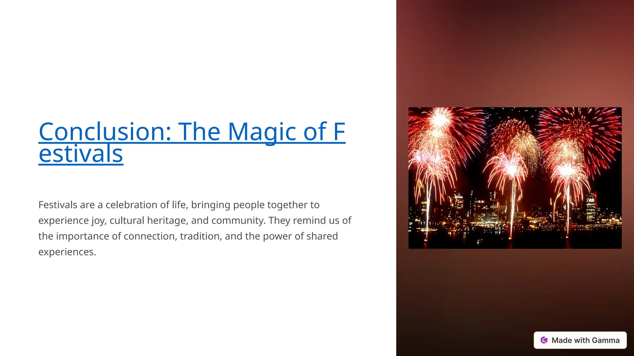 A Cultural Celebration: Honoring Our Past, Embracing Our Future | PPTX