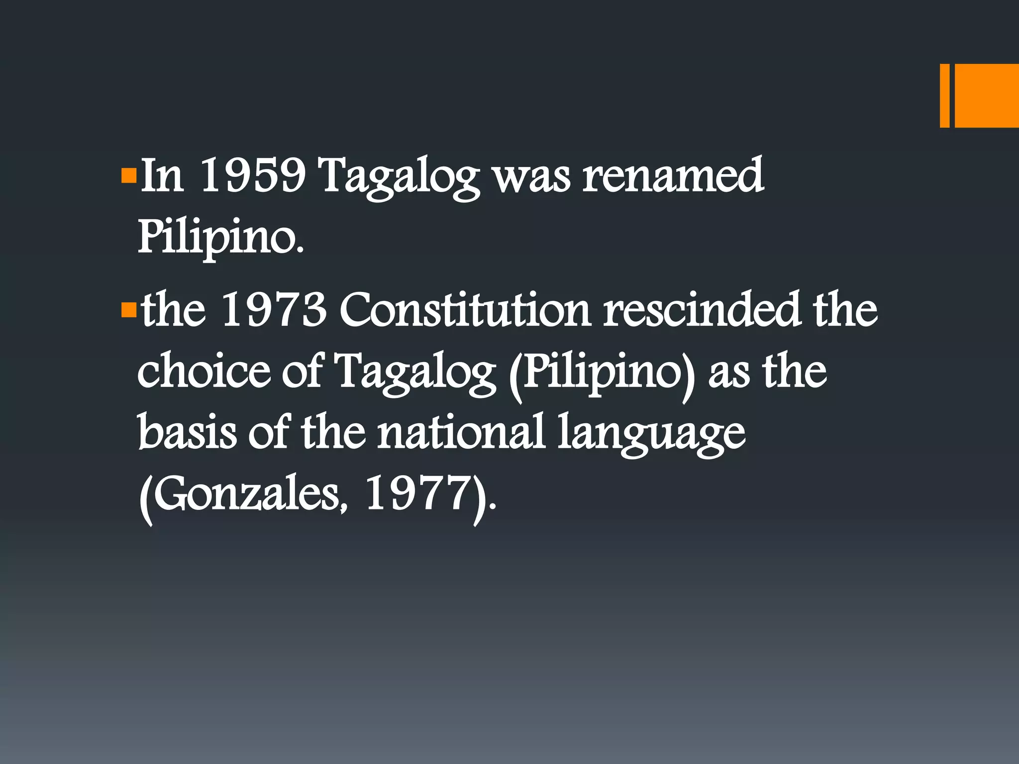 Introduction To Filipino Languages | PPTX