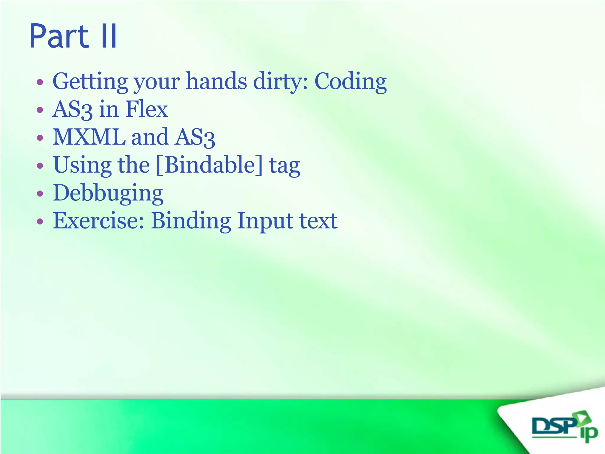 Introduction To Flex | PPT | Web Development | Internet