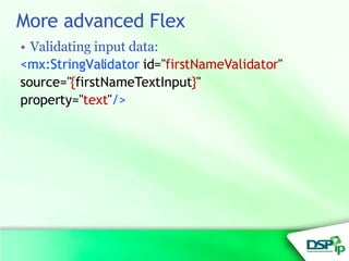 Introduction To Flex | PPT | Web Development | Internet