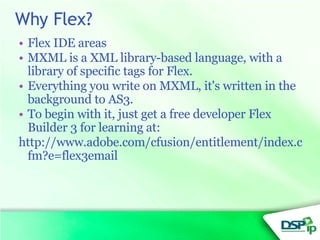 Introduction To Flex | PPT | Web Development | Internet