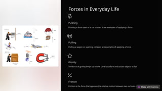 @@@Force and their types, application@@@ | PPTX | Physics | Science