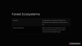 Introduction-to-Forests and their importance | PPT