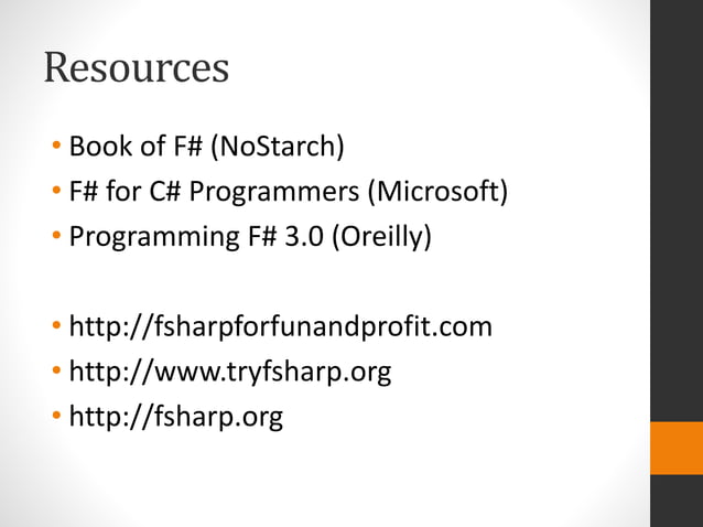 Introduction to Functional Programming in FSharp | PPT