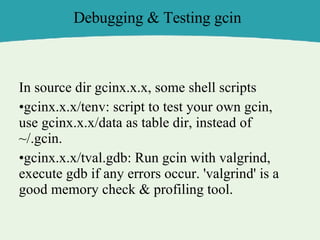 Introduction to gcin & its internal | PPT