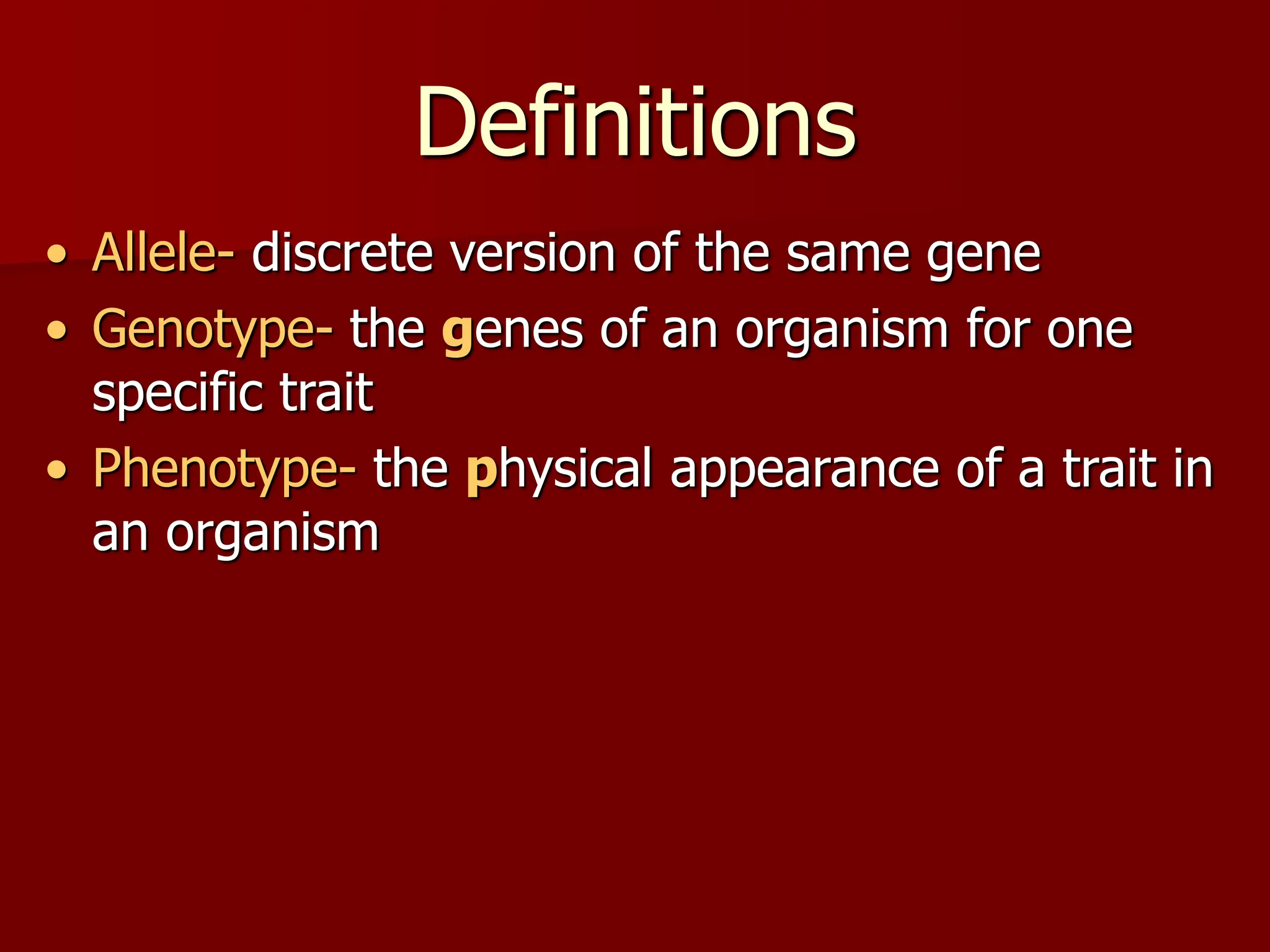 Introduction-to-Genetics power point presentation | PPT