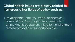 Introduction to Global Health as an overview | PDF