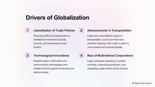 Introduction-to-Globalization in the world(1).pptx | Logistics and ...
