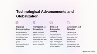 Introduction-to-Globalization in the world(1).pptx | Logistics and ...