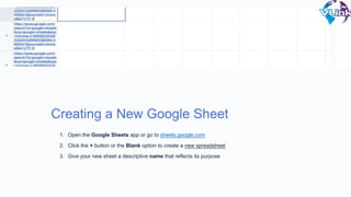 Introduction-to-use-Google-Sheets-Guide-pptx | PPTX