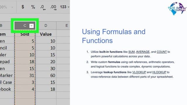 Introduction-to-use-Google-Sheets-Guide-pptx | PPTX | Desktop Publishing | Computer Software and ...