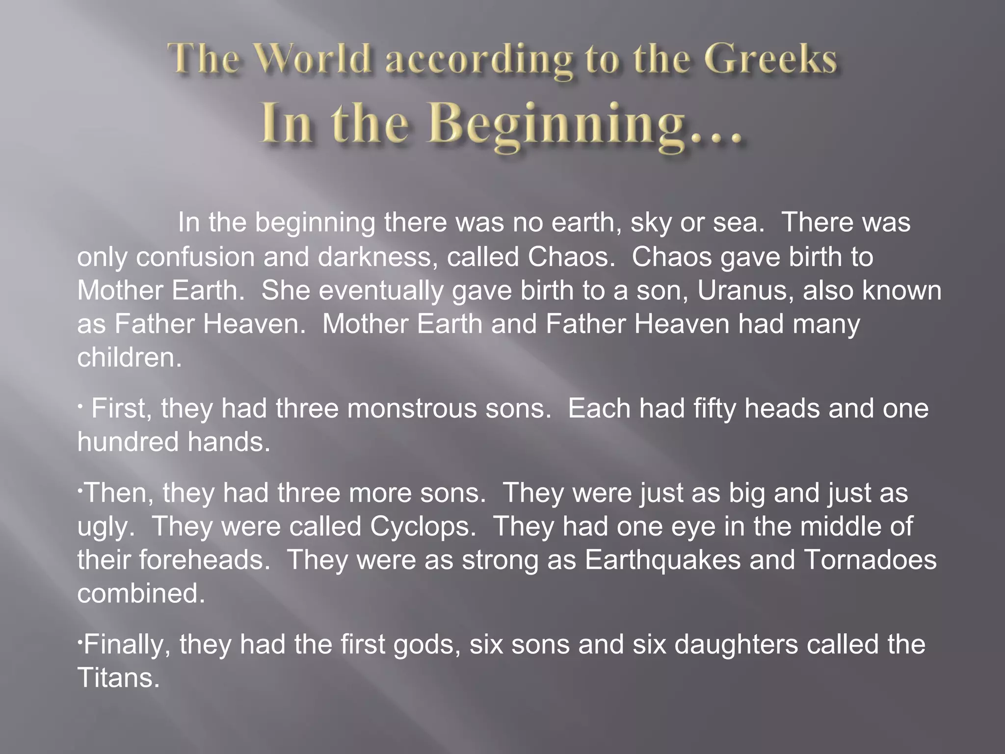 Greek Mythology | PPT