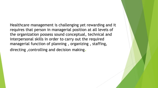 INTRODUCTION-TO-HEALTH-CARE-MANAGEMENT (1).pptx | Healthcare Industry ...