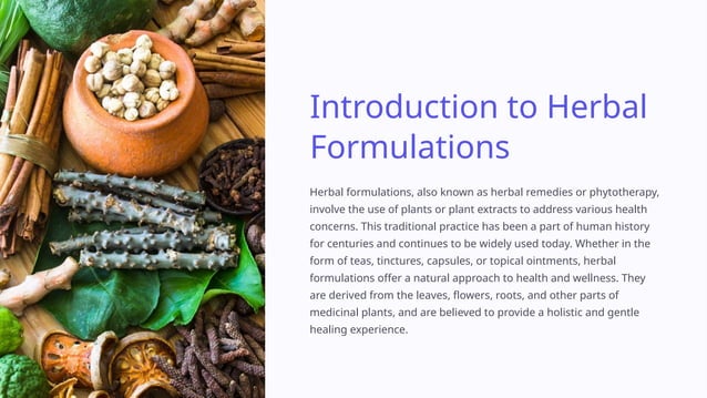 Introduction-to-Herbal-Formulations.pptx | Free Download