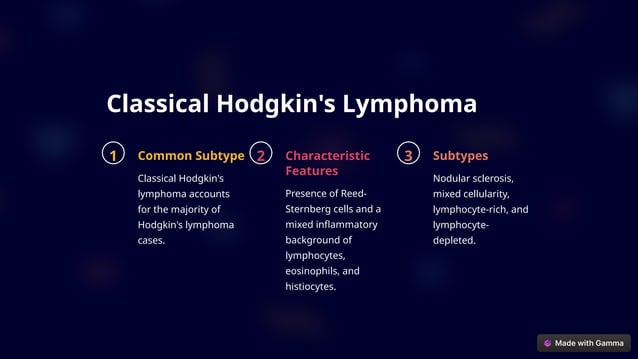 Hodgkins lymphoma introduction to lymphoma | PPTX