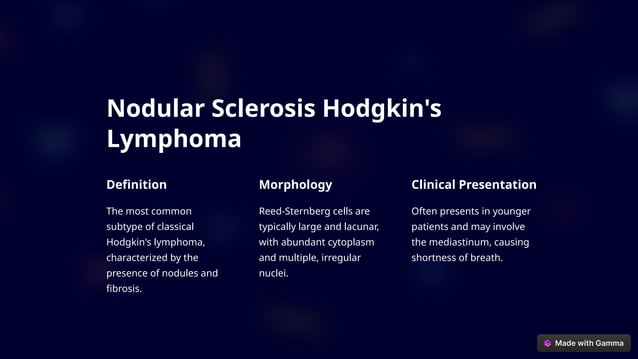 Hodgkins lymphoma introduction to lymphoma | PPTX