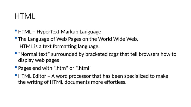Introduction-to-HTML_introduction content for learning | PPT