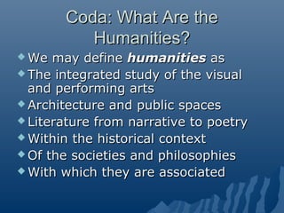 Introduction to-humanities-1213756624560970-9 | PPT