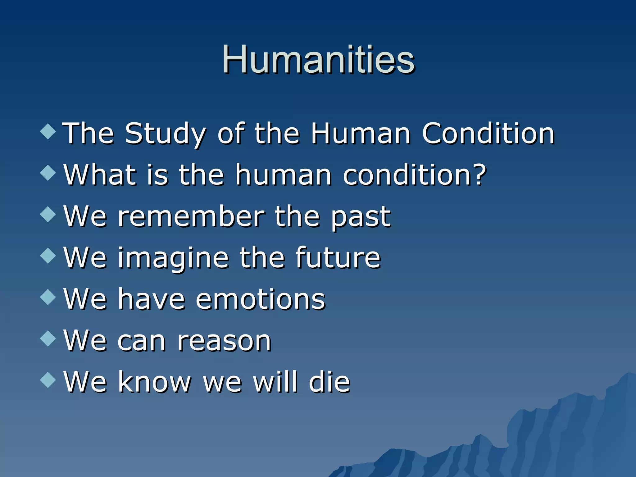 Introduction to Humanities | PPT