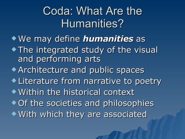 Introduction to Humanities | PPT