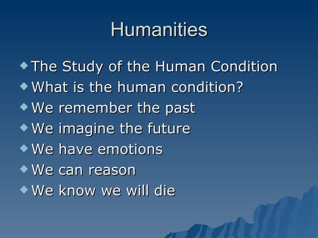 Introduction to Humanities | PPT