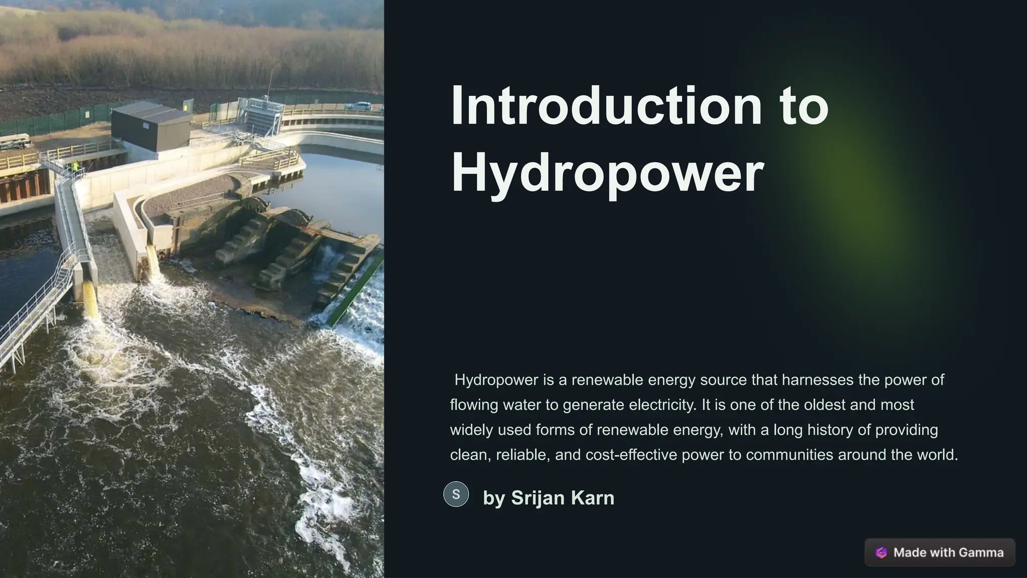 Introduction-to-Hydropower project how it is utilized | PPTX | Gas and ...
