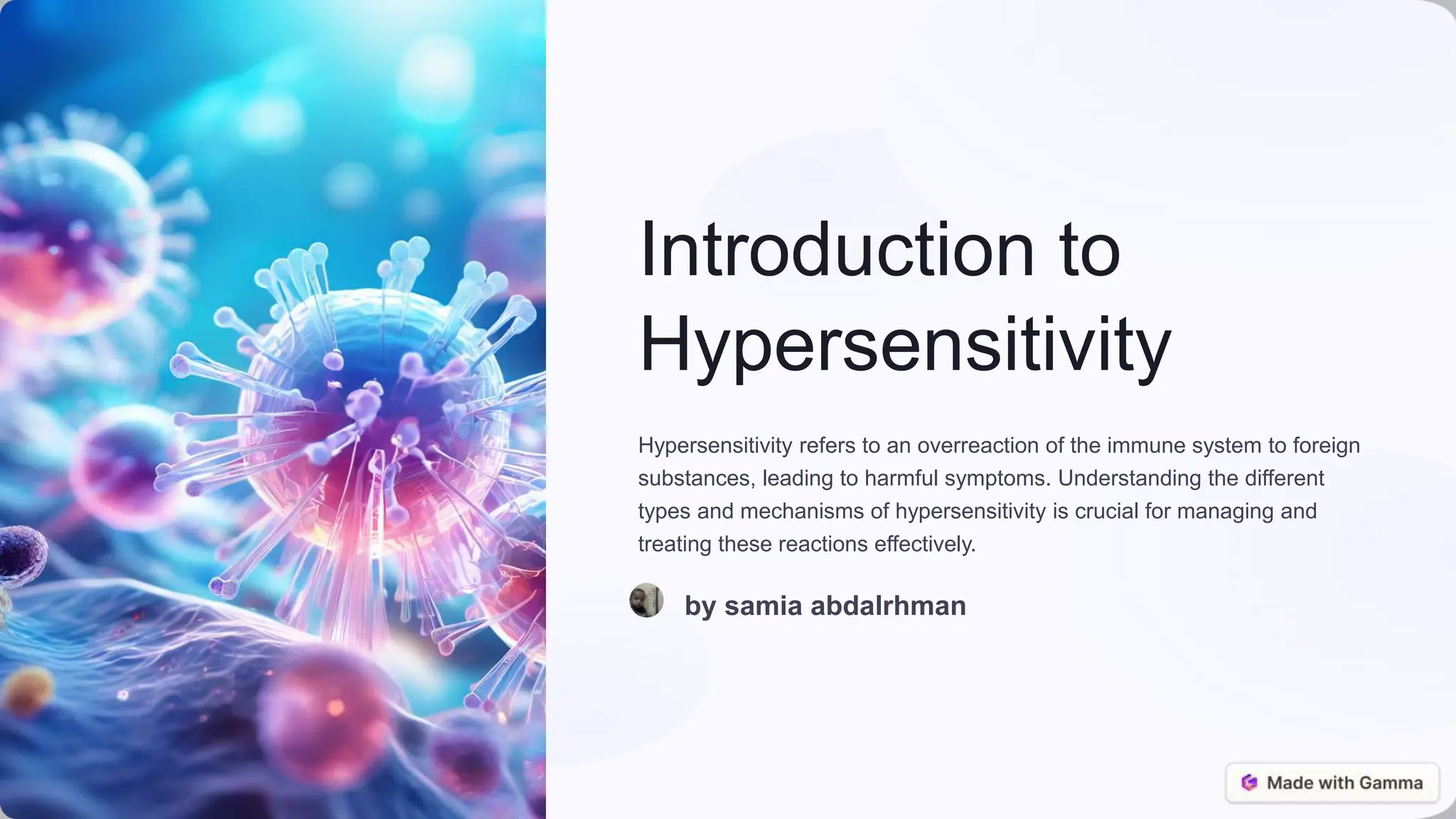 Introduction to Hypersensitivity types of hypersensitivity mechanisms ...