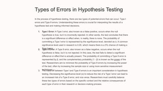Introduction-to-Hypothesis-Testing Explained in detail | PPTX