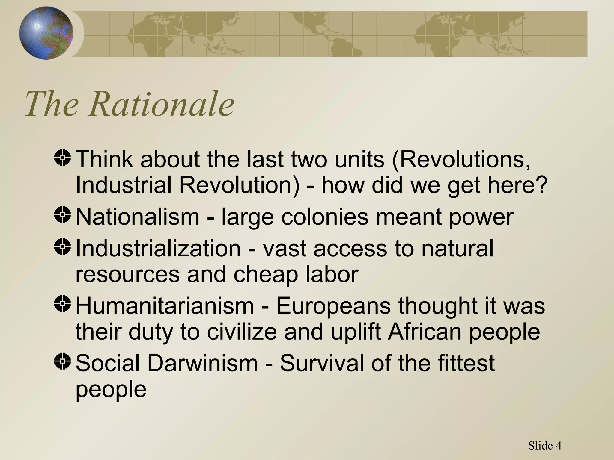 Introduction to Imperialism | PPT