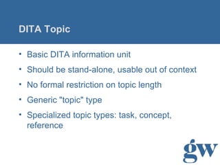 Introduction To Information Modeling With DITA | PPT