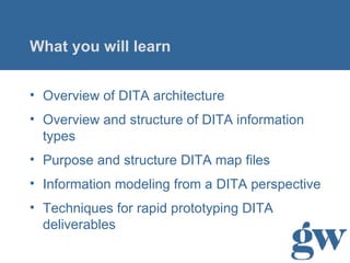 Introduction To Information Modeling With DITA | PPT