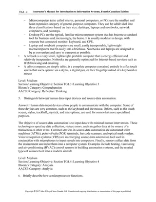 Introduction to Information Systems Canadian 4th Edition Rainer Solutions Manual | PDF ...