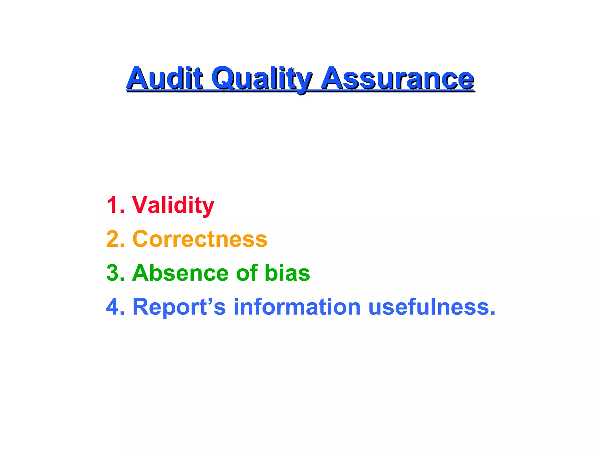 Introduction to Internal Quality System Auditing | PPT