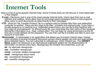 Introduction To Internet And Www 6 | PPT