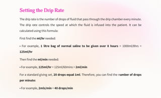 Mastering the Art of Setting up an IV Drip: A Step-by-Step Guide | PDF