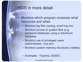 Introduction To Intrusion Detection Systems | PPT