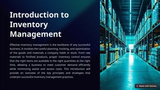 Introduction-to-Inventory-Management (1).pptx | Logistics | Business